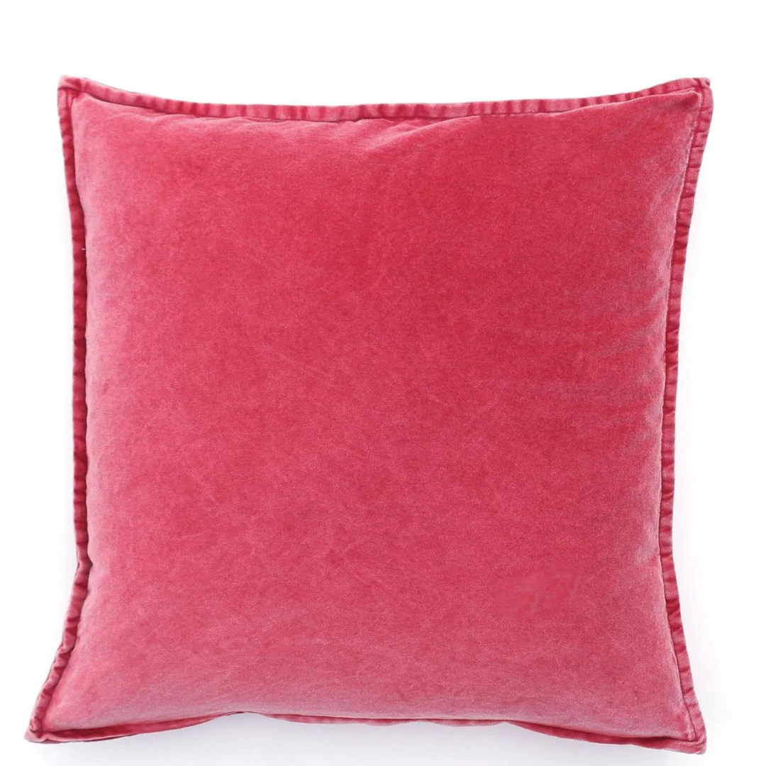 20" Crimson Velvet Pillow – Stewart House