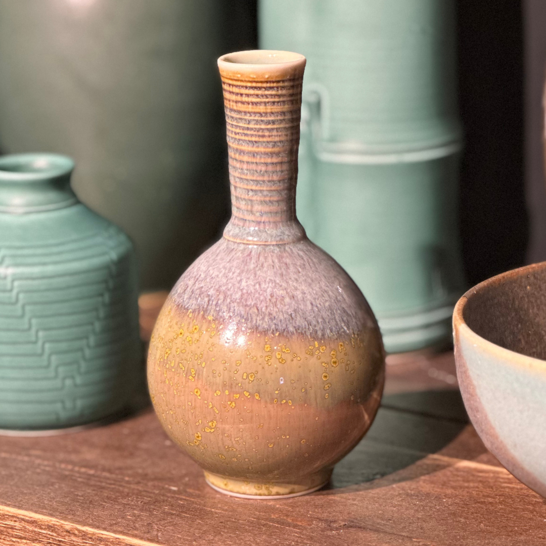 Small Teadust Bottleneck Vase – Stewart House