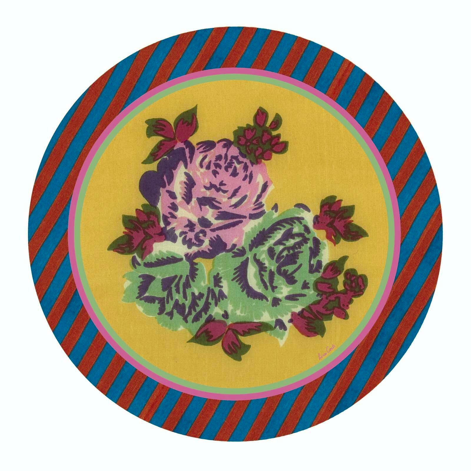 Naga Garden Yellow Masonite Placemat – Stewart House